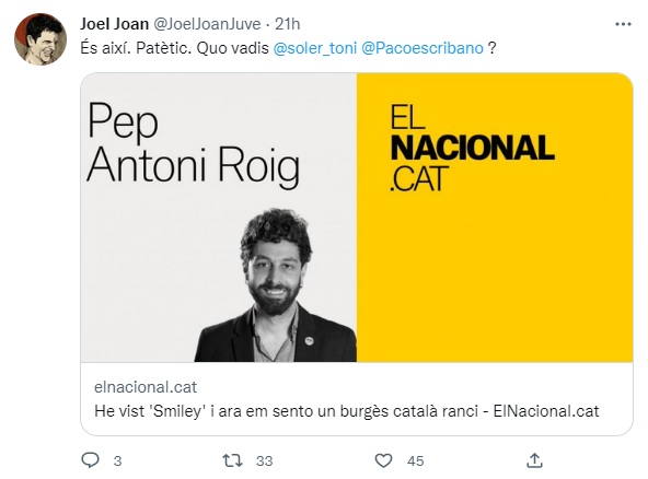 La obsesión por imponer el catalán llega a la exitosa serie 'Smiley ...